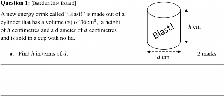 2. Extended Response – MathsMethods.com.au