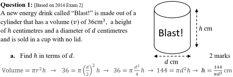 2. Extended Response – MathsMethods.com.au