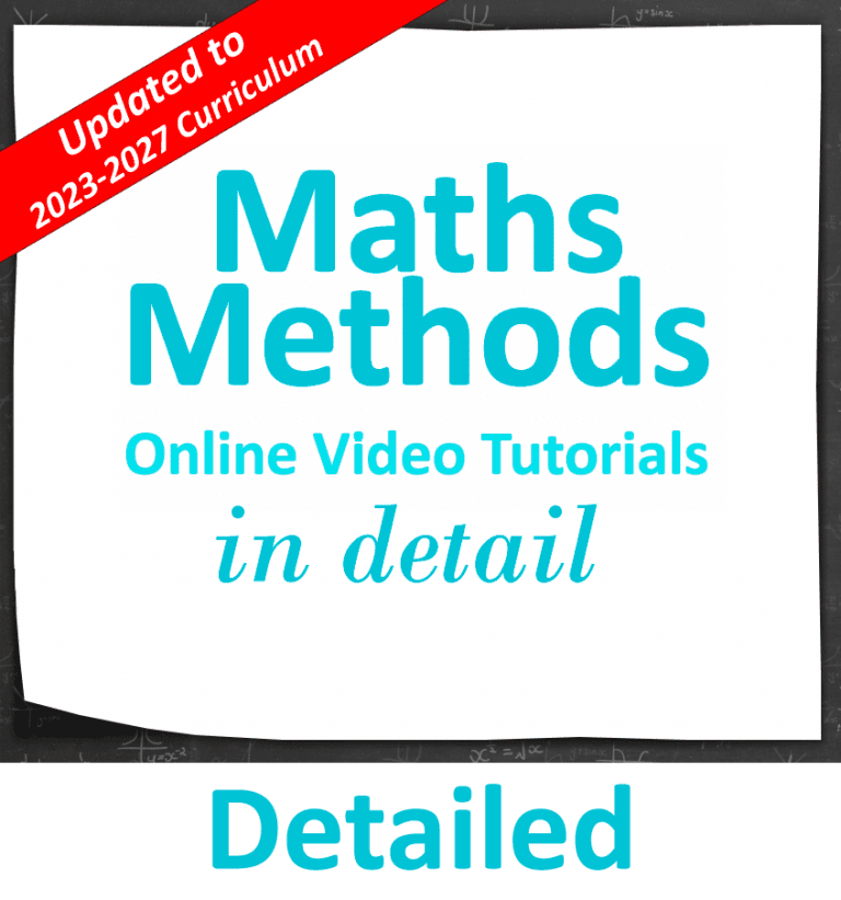 Year 11 Maths Methods